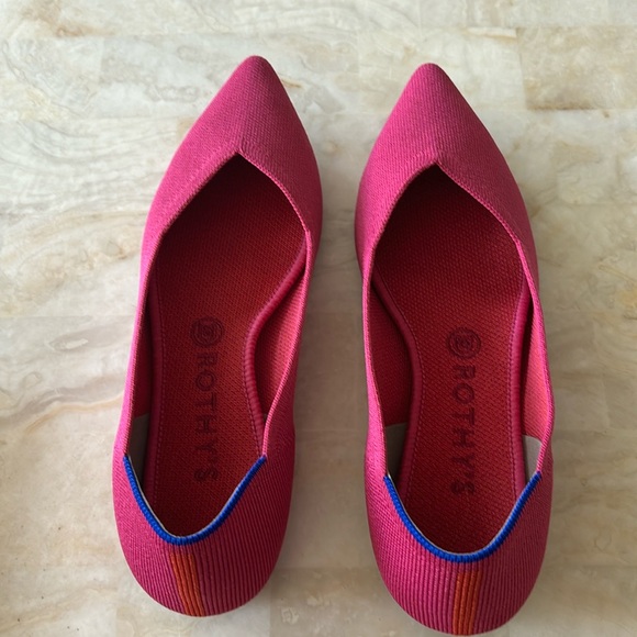 Rothy's | Shoes | New Rothys 95 Worn Once Beautiful Hot Pink Color ...
